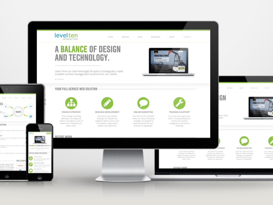 Ten Great Responsive Website Designs | LevelTen