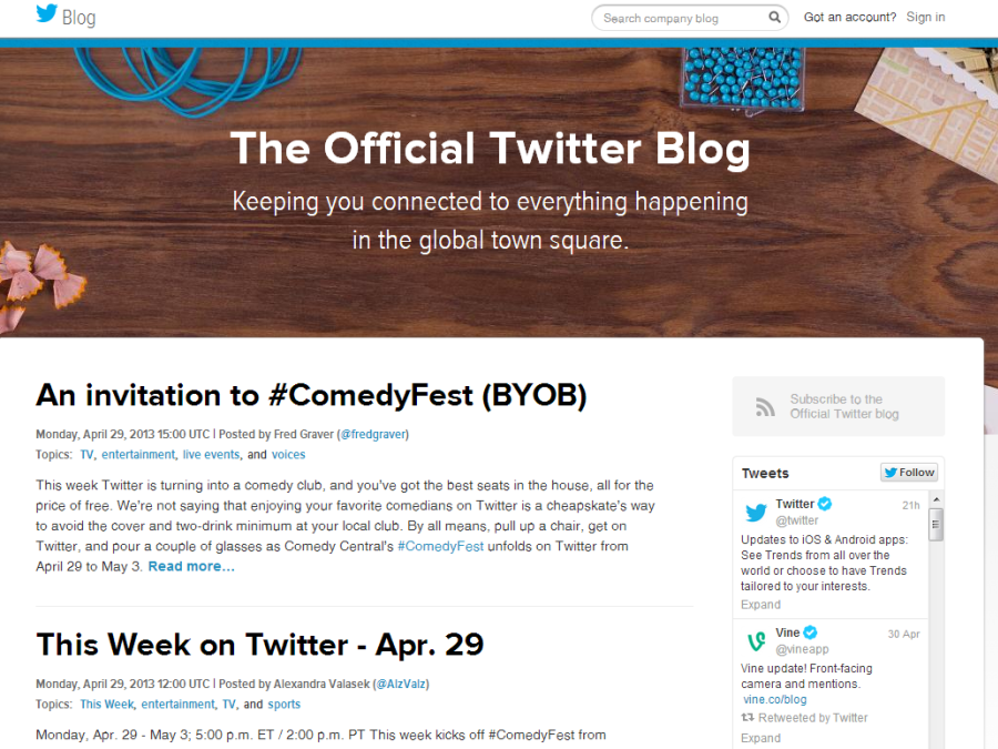 Twitter Blog Running on Drupal not WordPress | LevelTen